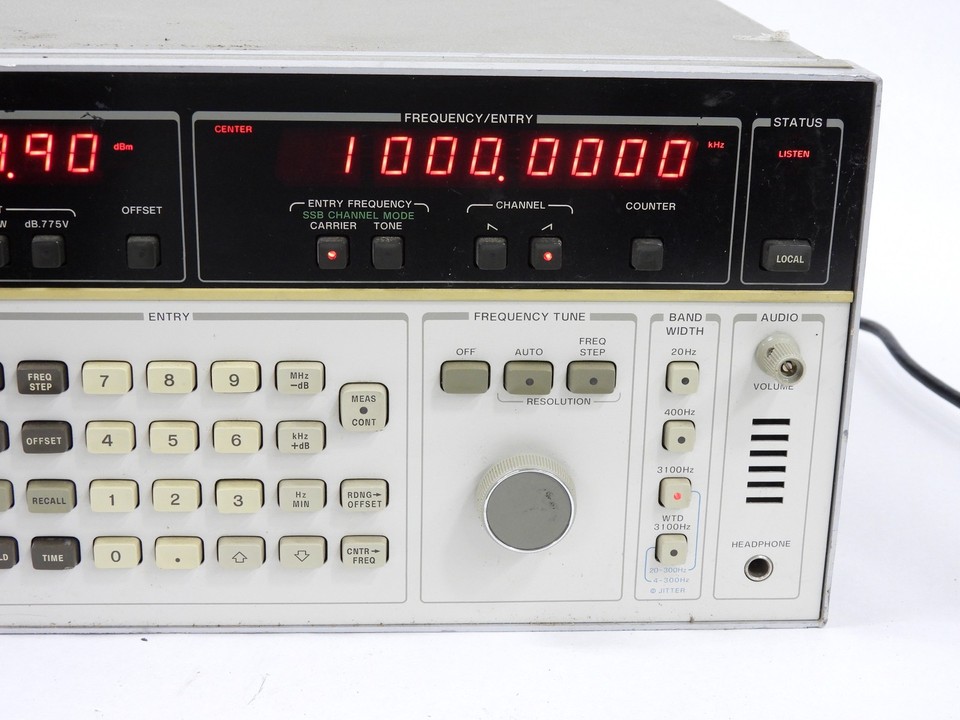 HP 3586B Selective Level Meter w/ Opt 001 004 (powers up, has audio) | eBay