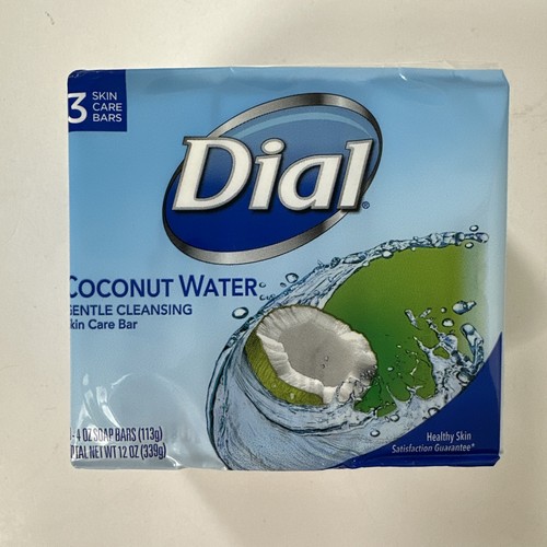 Dial Skin Care Bar Soap, Coconut Water, 3 Bars, 4 Ounce Each | eBay