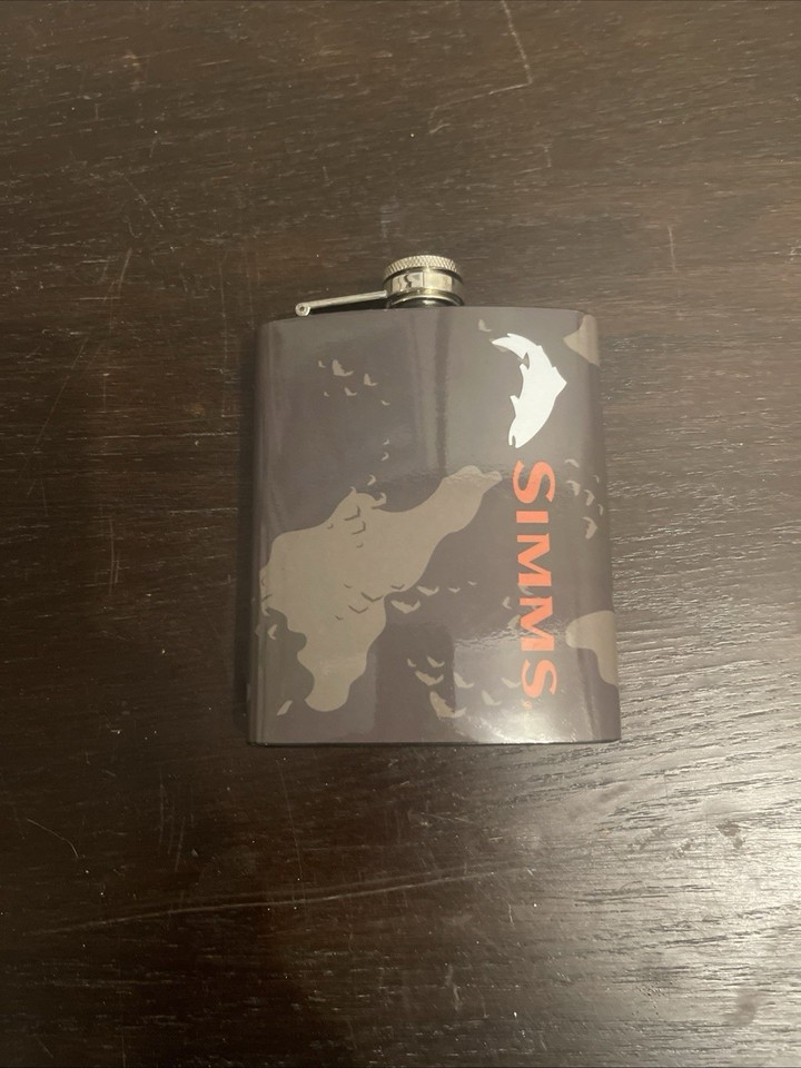 Simms Fishing, Camouflage Flask, 7oz, Stainless, Pre owned. | eBay