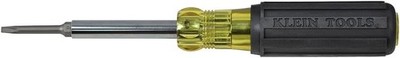 Klein Tools 32560 Multi-Bit Screwdriver / Nut Driver, Extended Yellow ...