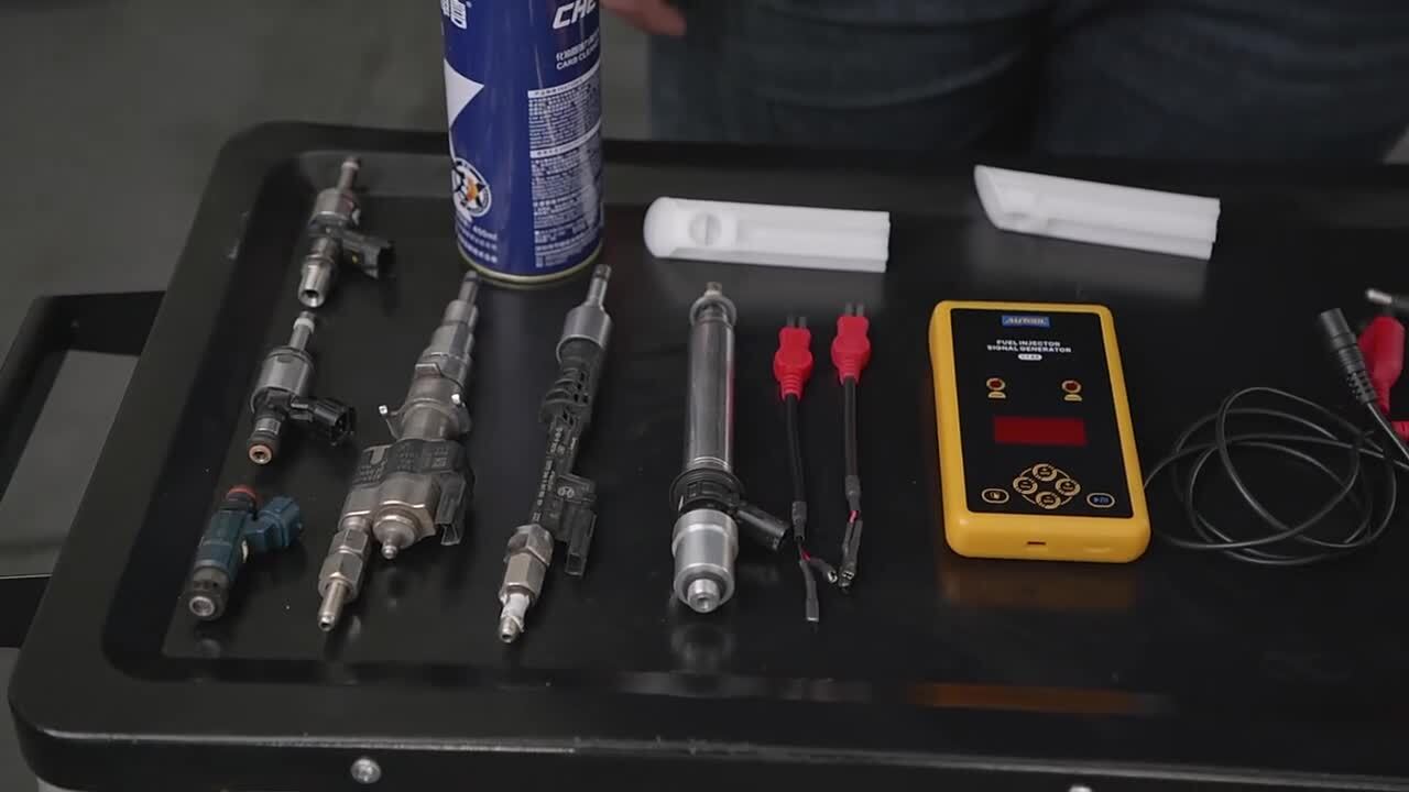 AUTOOL CT60 Fuel Injector Cleaner Pressure Test Injector Pulse Signal ...