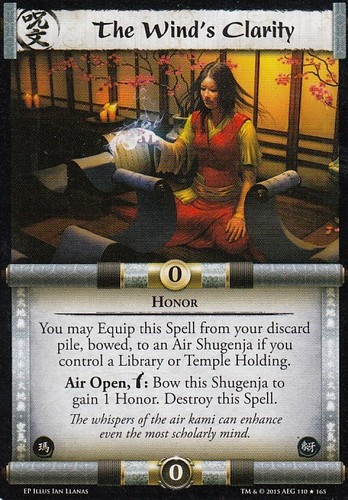 The Wind's Clarity L5R CCG Evil Portents EP | eBay