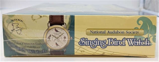 National Audubon Society Singing Bird Watch Certificate Authenticity ...