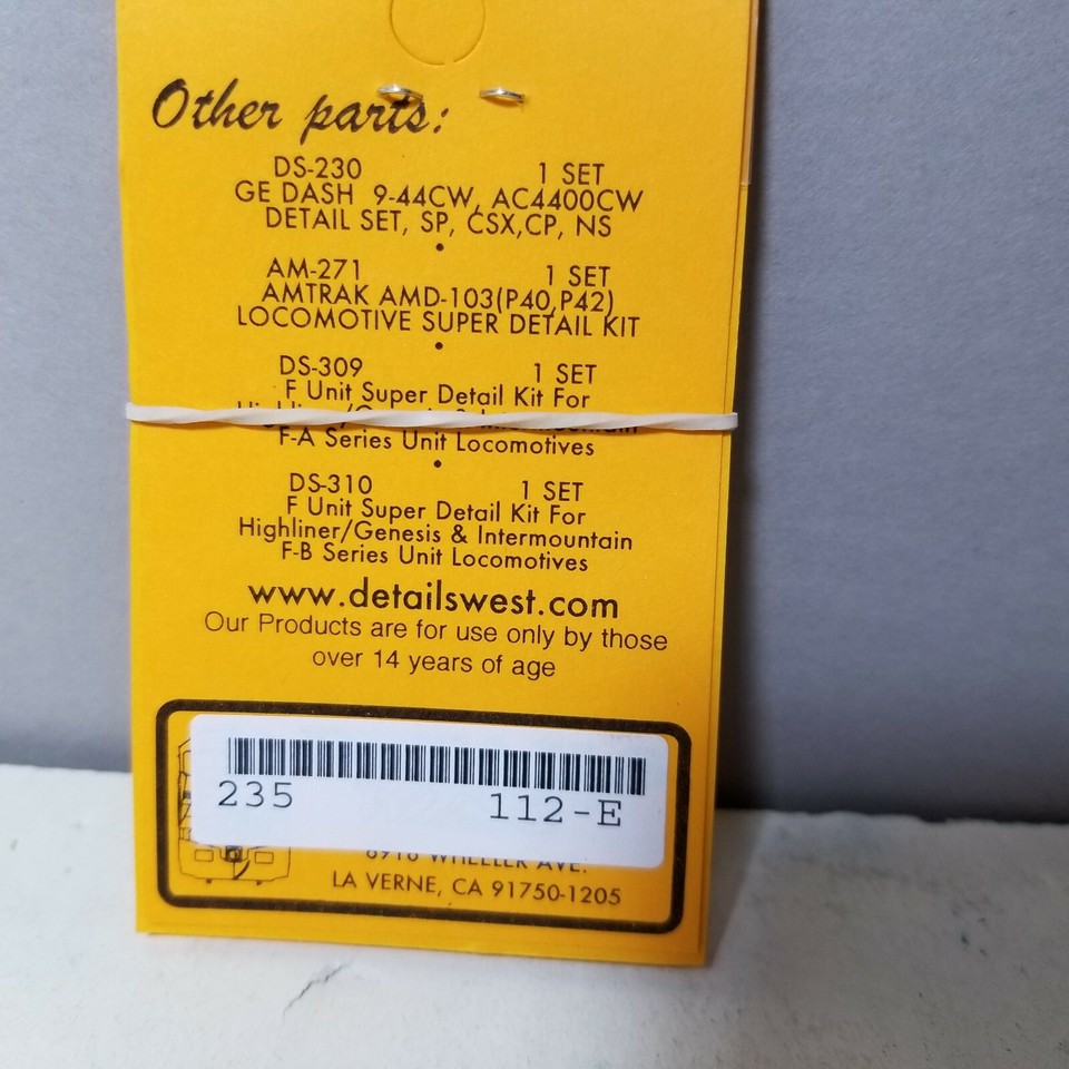 Details West HL-112 HEADLIGHT: "MARS" SIGNAL LIGHT - Pack 2 Model RR ...