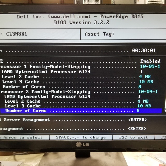 Dell POWEREDGE R815 Server 2x Opteron 6234 2.4ghz 12 Core 4gb RAM for ...