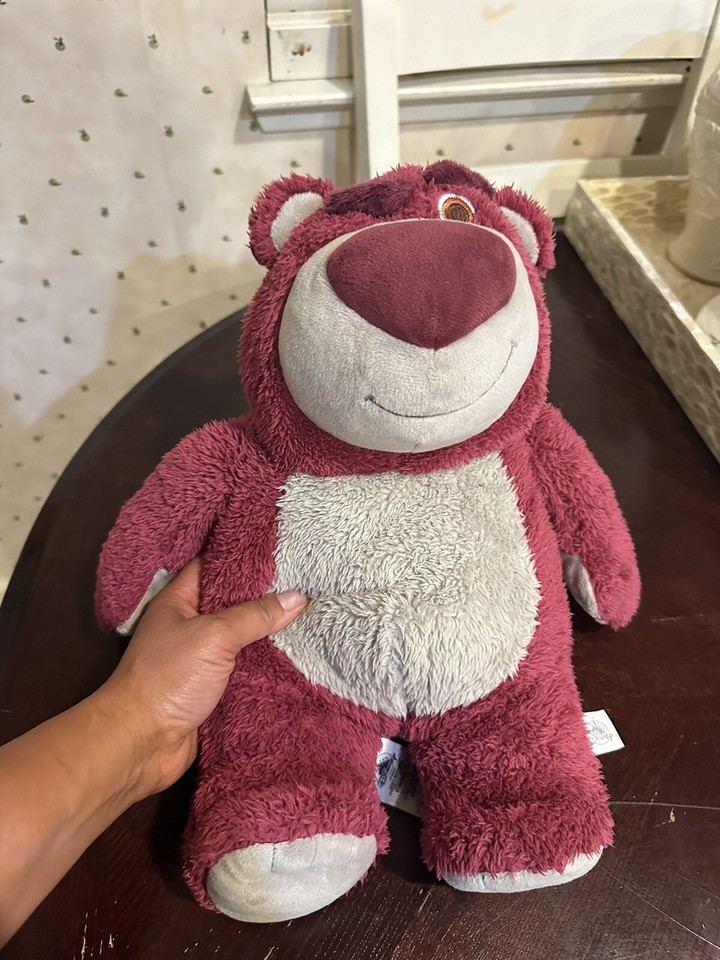 Disney Store Lotso Huggin Bear Plush Strawberry Scent Toy Story 3 15 ...