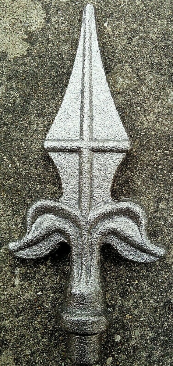 Wrought Iron Fence Spike Tops US Door And Fence 2 In. X 2 In. X 6.5