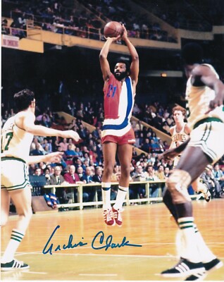 ARCHIE CLARK BALTIMORE BULLETS ACTION SIGNED 8x10 | eBay