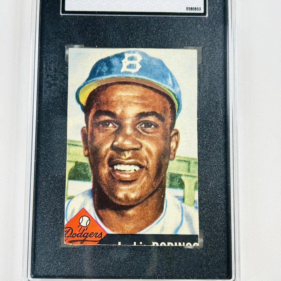 1953 Topps #1 Jackie Robinson Dodgers SGC Authentic Trimmed HOF Iconic ...
