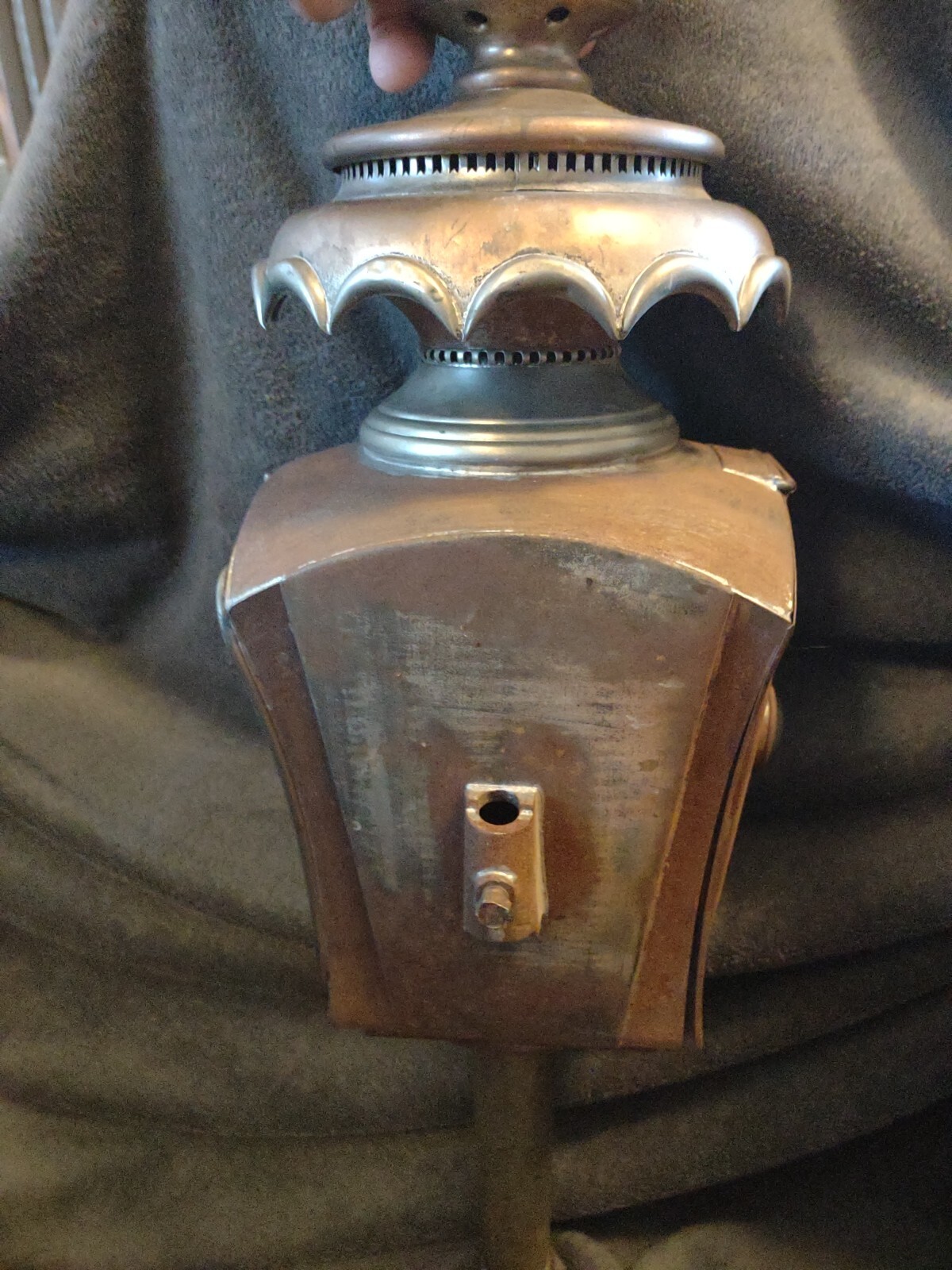 Antique Carriage Lamp Stage Coach Beveled Light W/ Burner Fancy Two ...