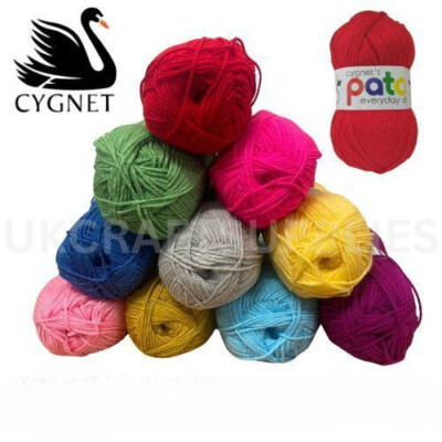 Cygnet Pato DK Knitting Wool - Yarn Double Knitting 100g Ball Knit UK ...