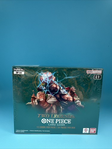 OP-08 Two Legends Display Booster Box One Piece TCG English In Hand USA ...
