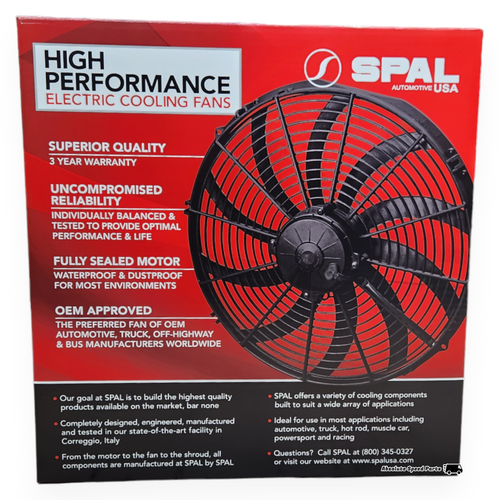 SPAL 12" Medium Profile Fan Puller 1226cfm VA10-AP50/C-61A * 12"C/12V ...