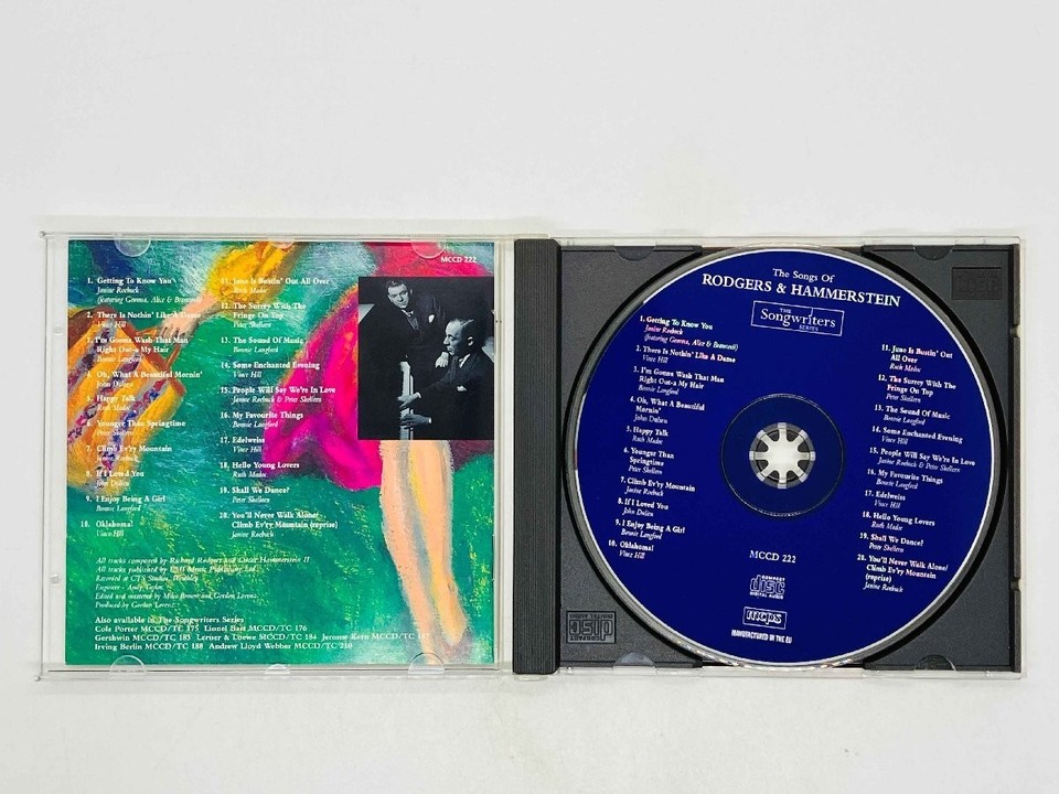 Buy now CD Rodgers & Hammerstein The Songs of RODGERS HAMMERSTEIN ...