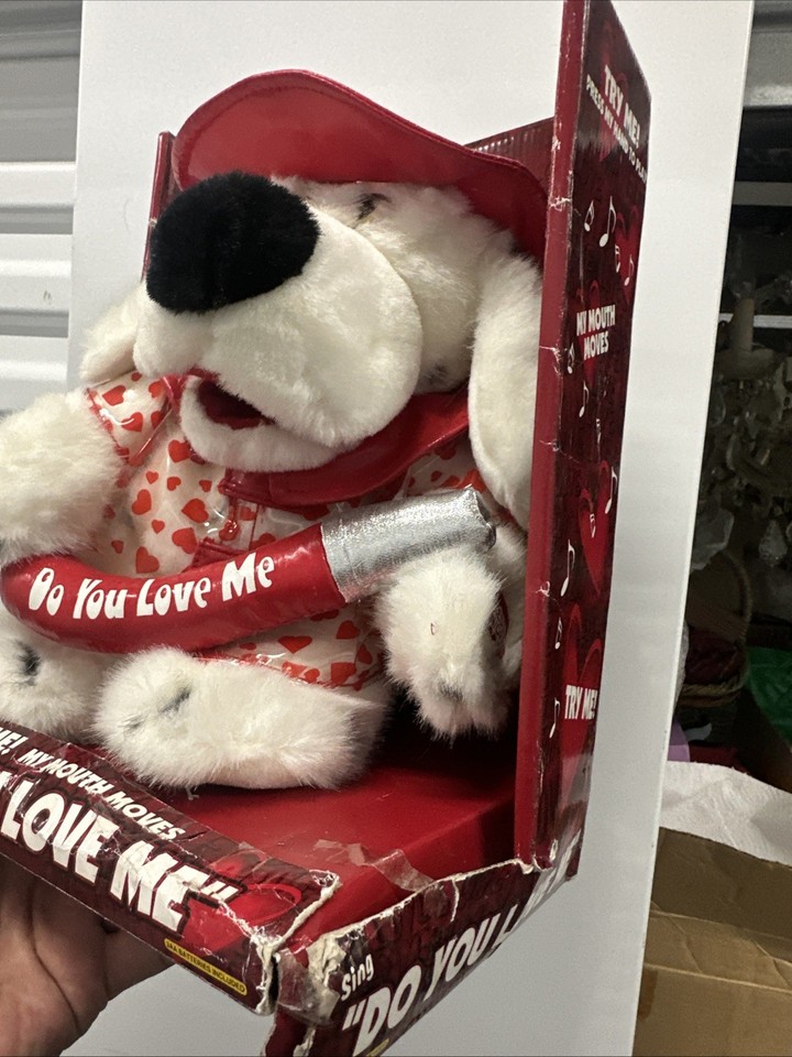 Dan Dee Dog Plush Animated Sings "Do You Love Me" | eBay