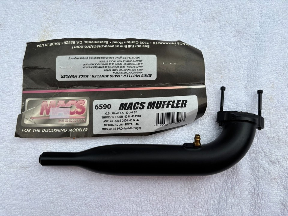 Large Lot of 17 RC Airplane Mufflers Radio Control JTEC MACS DU-BRO ...