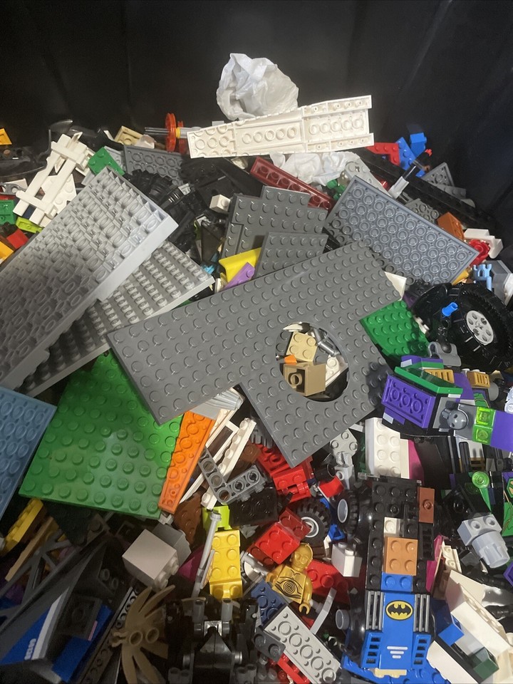 1 lb Pound LEGO Random Pieces Building Plates And Mini figures Lot One ...