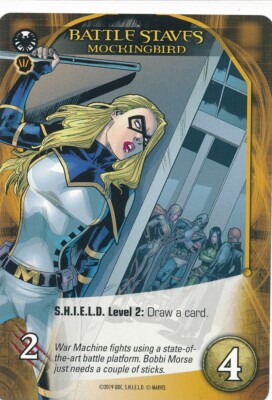MOCKINGBIRD Upper Deck Marvel Legendary S.H.I.E.L.D. SHIELD BATTLE ...