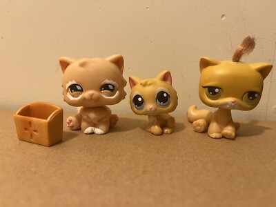 LPS Orange Cat Lot #47, #78, #490 | Pre-owned, Good Condition | eBay
