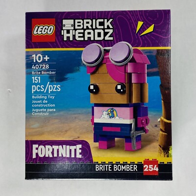 New! LEGO 40728 BRICKHEADZ Fortnite Brite Bomber Exclusive GWP Sealed ...