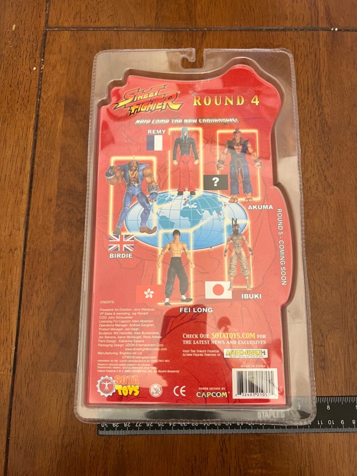 Capcom Remy Street Fighter Series Round 4 Action Figure 2005 Sota Toys ...