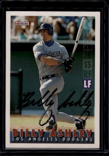 1995 Bazooka #127 Autographed Billy Ashley Trading Card | eBay