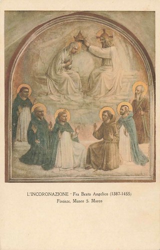 Art Carte Postale, 'Incoronazione Fra Beato Angelico, Firenze Museo S ...