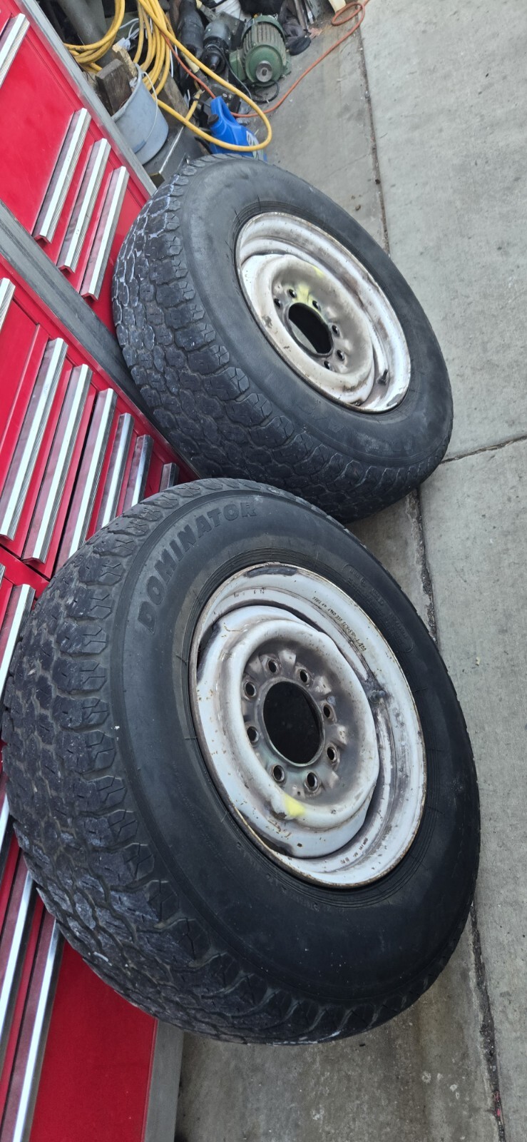 2 Wheels From 1968 C2500 GMC 16.5 X 6.75 8 Lug Wheels | eBay