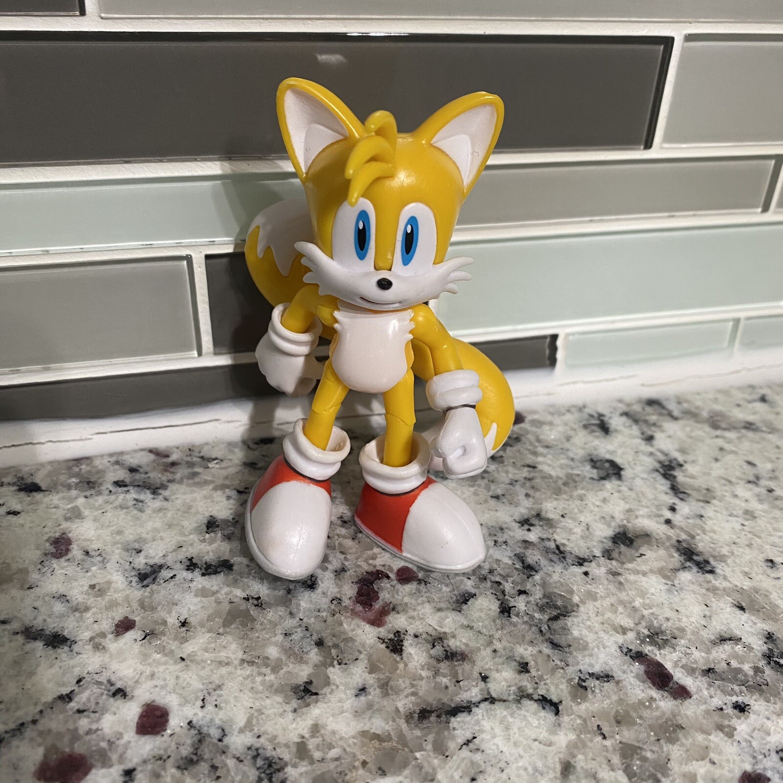 Jakks Modern Tails 3.5" Super Poser Articulated Jointed Sonic The ...