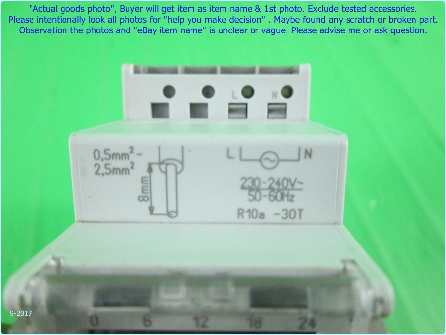 THEBEN TR610 top2, time Switch DIGITAL Timer as photo, sn:xxxx, Used ...