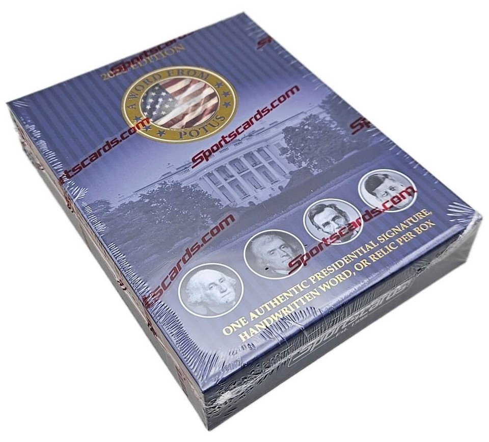 2025 Edition POTUS A Word From The President Factory Sealed Hobby Box 1 ...