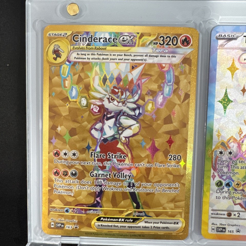 Terapagos EX 3 CARD PROMO SET - Cinderace EX, Lapras EX, Terapagos EX ...