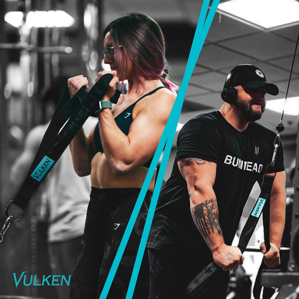 Tricep Rope Cable Attachment. Dual Lengths in One | eBay Australia