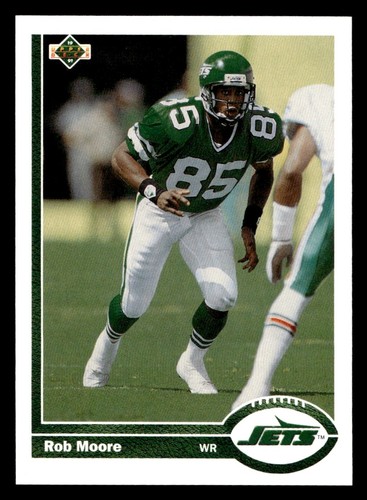 1991 Upper Deck Rob Moore #435 New York Jets | eBay