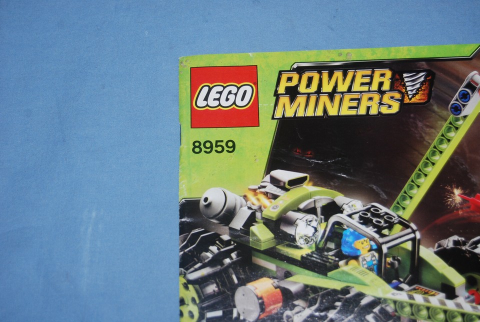 Lego Power Miners 8959 Claw Digger Instruction Manual No Bricks | eBay