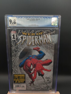 WEB OF SPIDER-MAN #1 (Greg Capullo cover) CGC 9.8 Marvel Comics 5/24 ...