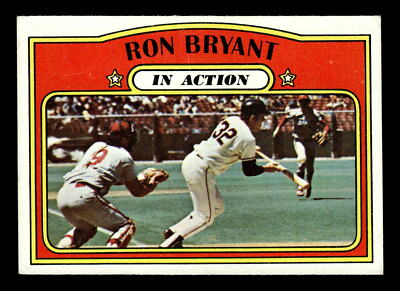 Ron Bryant 1972 Topps #186 San Francisco Giants Vg-Ex | eBay
