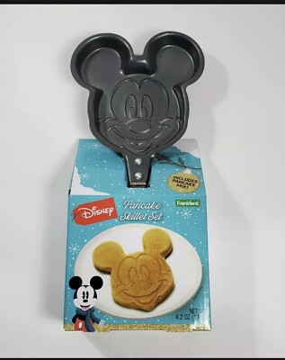 DISNEY MICKEY MOUSE PANCAKE SKILLET SET NON-STICK PAN MIX FRANKFORD NEW ...