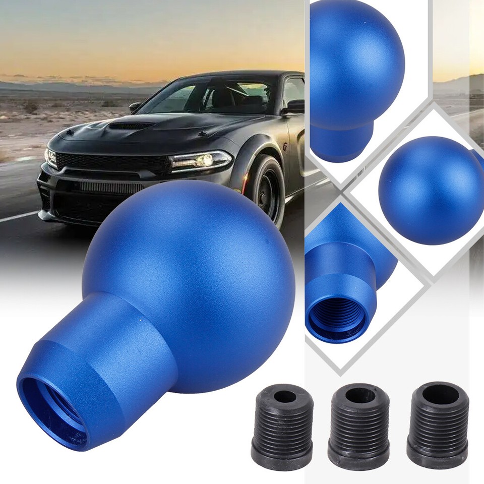 Aluminum JDM Round Ball Shift Knob Universal Shifter Manual MT Gear | eBay
