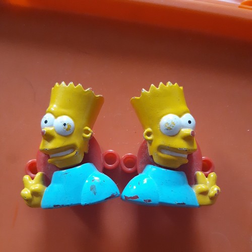 Bart Simpson Vintage Retro Bow Biters by Brookside 1990 Accessories The ...
