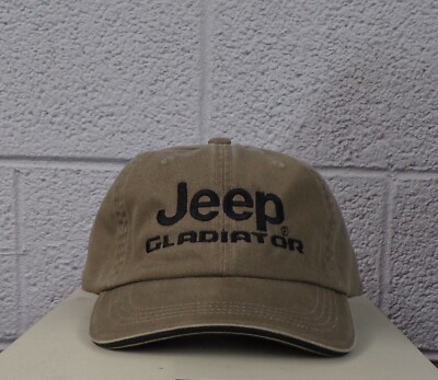 JEEP Gladiator Embroidered Ball Cap Hat Rubicon Wrangler Cherokee Track ...