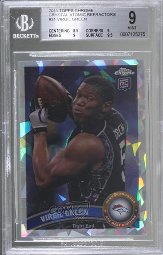 2011 Topps Chrome - Crystal Atomic Refractor #31 Virgil Green /139 (RC ...