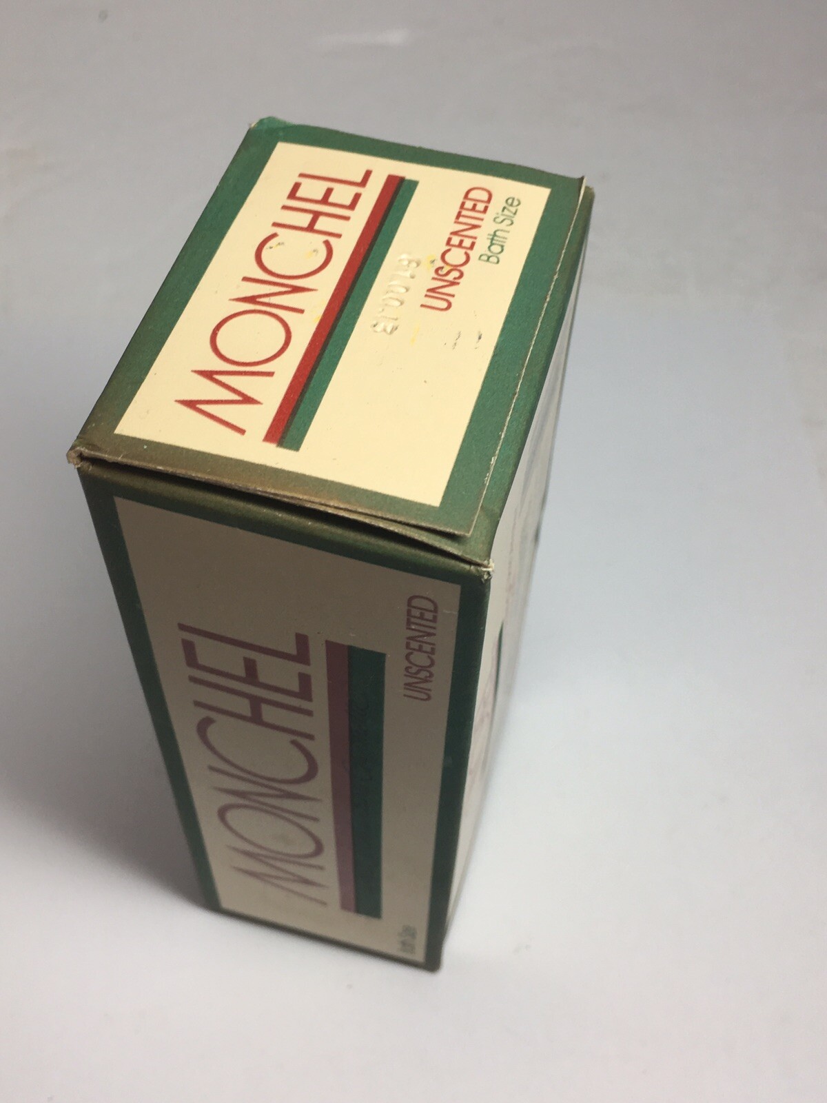 Vintage 1982 MONCHEL Face Body Bar Soap 4.75 oz White Unscented ...