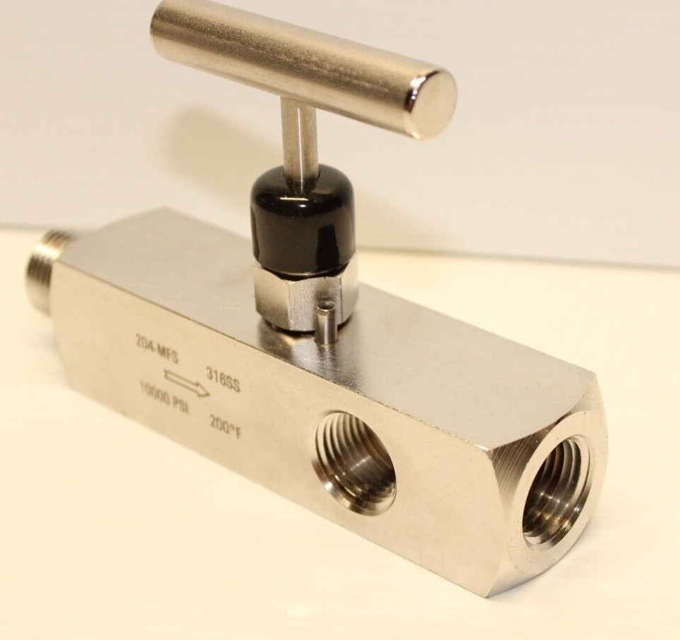 ⭐NEW⭐ NOSHOK 204-MFS 316 SS STAINLESS 10,000PSI 1/2" ISOLATION NEEDLE ...