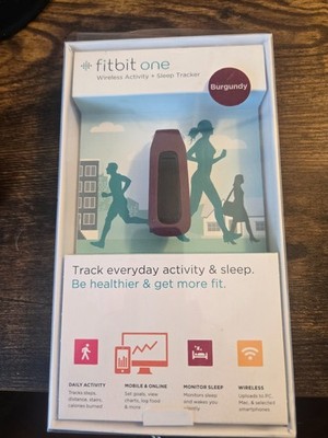 Fitbit One Wireless Activity and Sleep Tracker Burgundy FB103BY NIB ...
