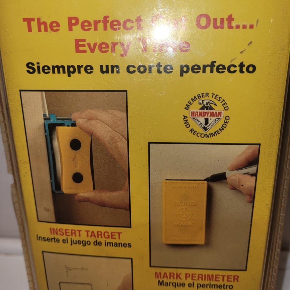 BLIND MARK WALL KIT~ 4-Piece Drywall Electrical Box Locating Tools ...