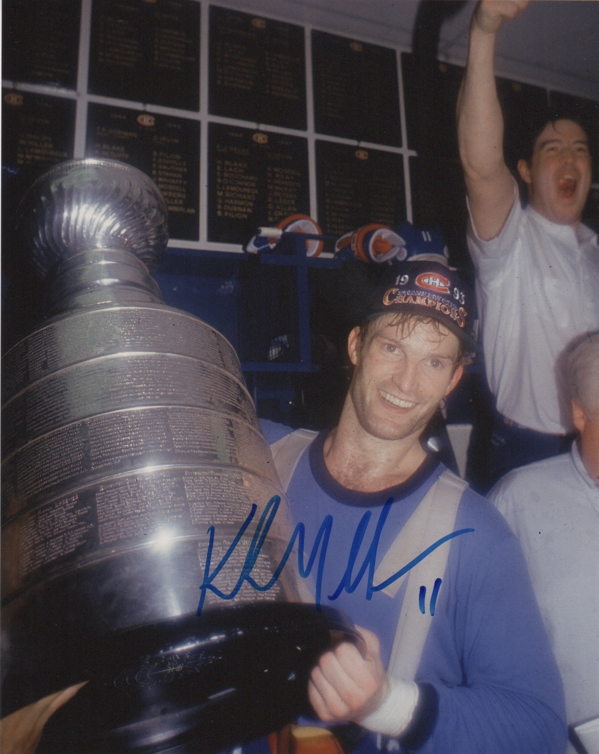 Montreal Canadiens Kirk Muller Signed Autographed 8x10 NHL Photo COA #3 ...