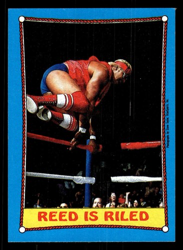 The Natural Butch Reed is Riled 1987 Topps WWF #46 | eBay