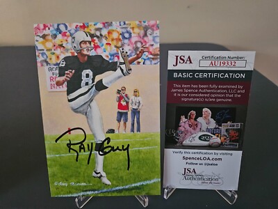 RAY GUY Signed HOF 2014 Goal Line Art Card GLAC - #/5,000 - JSA COA | eBay