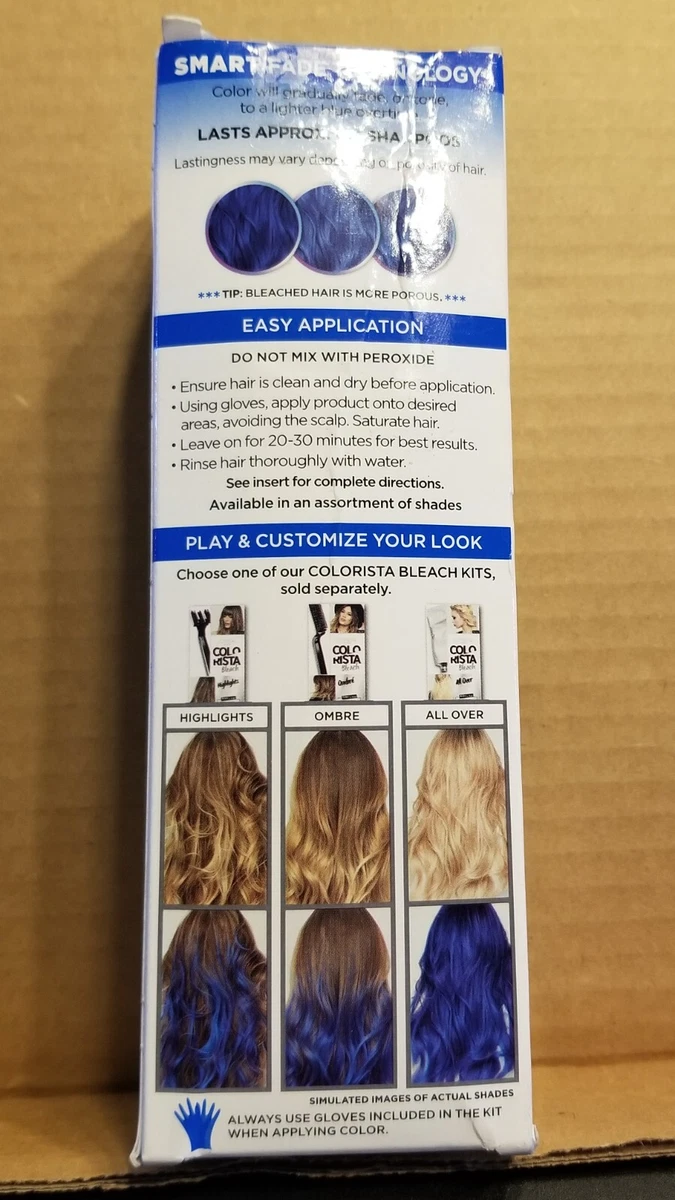 Blue Hair Color Chart